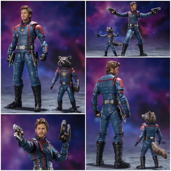 S.H.Figuarts Star Lord & Rocket Raccoon from Guardians of the Galaxy ...