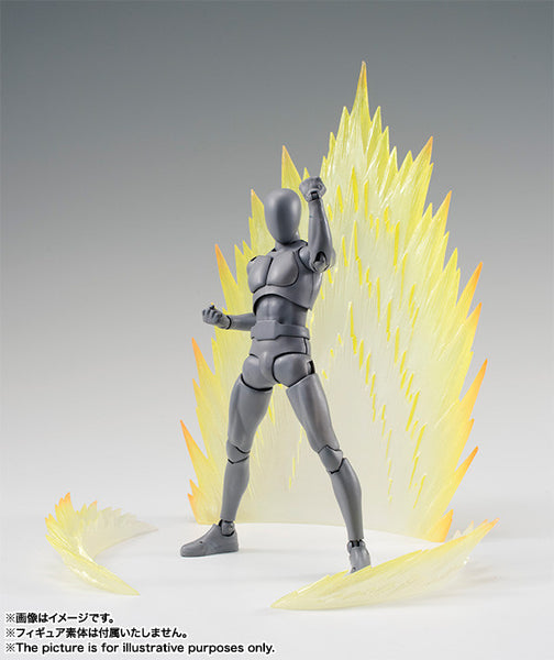 Tamashii Effect Energy Aura Yellow Ver. for S.H.Figuarts Action Figure ...