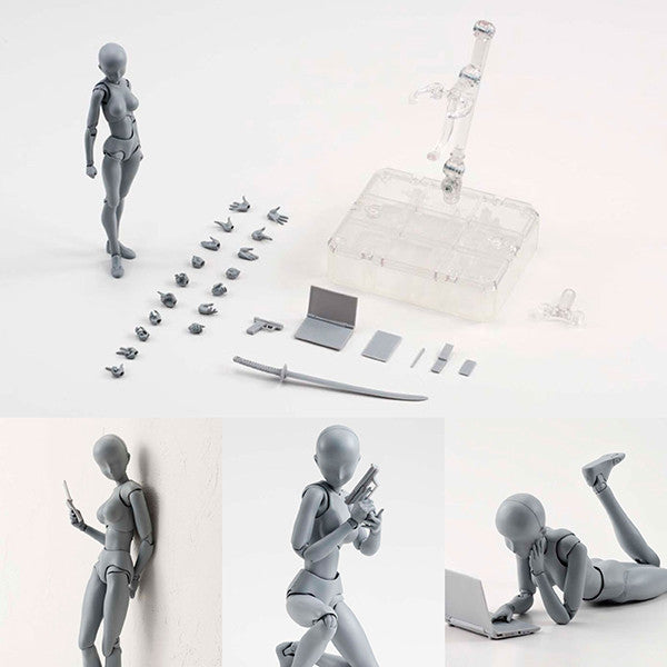 S.H.Figuarts Body-chan DX Set Gray Color Ver. Action Figure (Re-releas ...